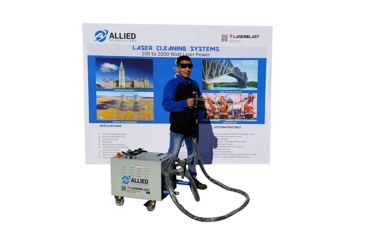LaserBlast TM Portable Laser Cleaning System