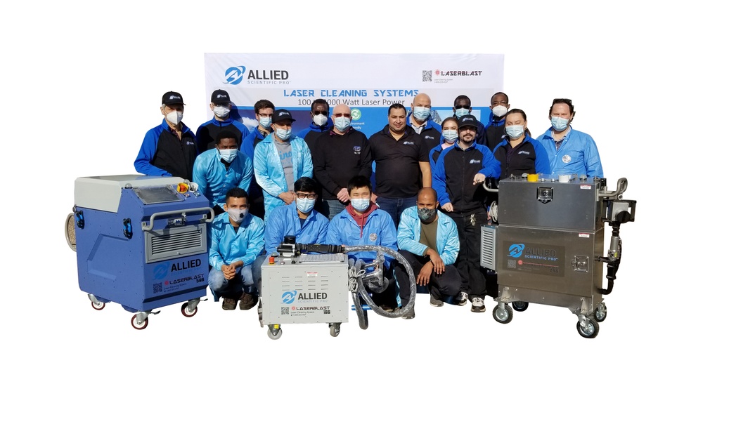 LaserBlast TM Portable Laser Cleaning System